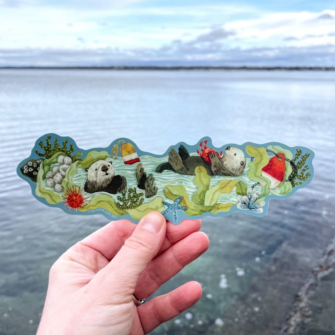 Pacific Otter Wrap Sticker Premium Die Cut Wrap Vinyl Stickers for ...