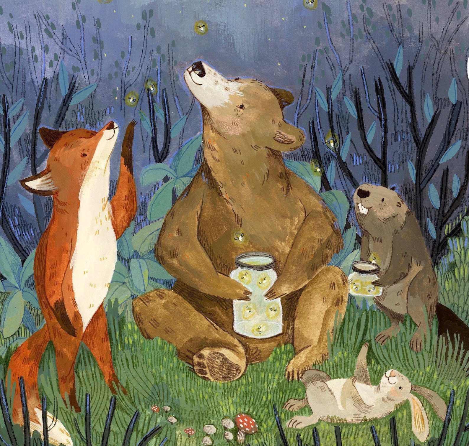 Firefly Birthday Card | Happy Birthday Cards | Outdoor Cards, Woodland ...