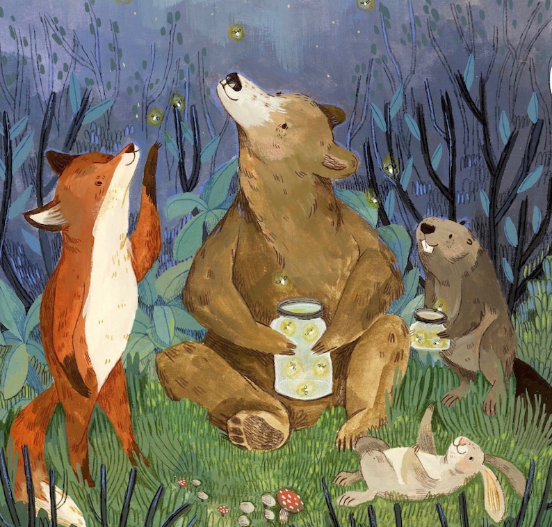 Firefly Birthday Card | Happy Birthday Cards | Outdoor Cards, Woodland ...