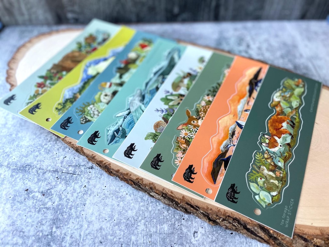 Wrap Sticker Combo Pack | Premium Die Cut Wrap Vinyl Stickers | for ...