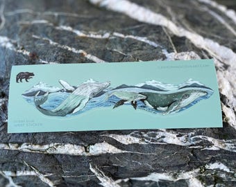 Orca Pod Wrap Sticker | Premium Die Cut Wrap Vinyl Stickers | for ...