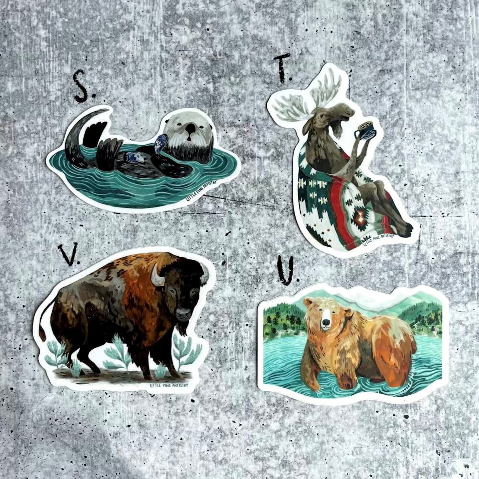 You Pick Sticker Pack Custom Amount of Premium Animal - Etsy