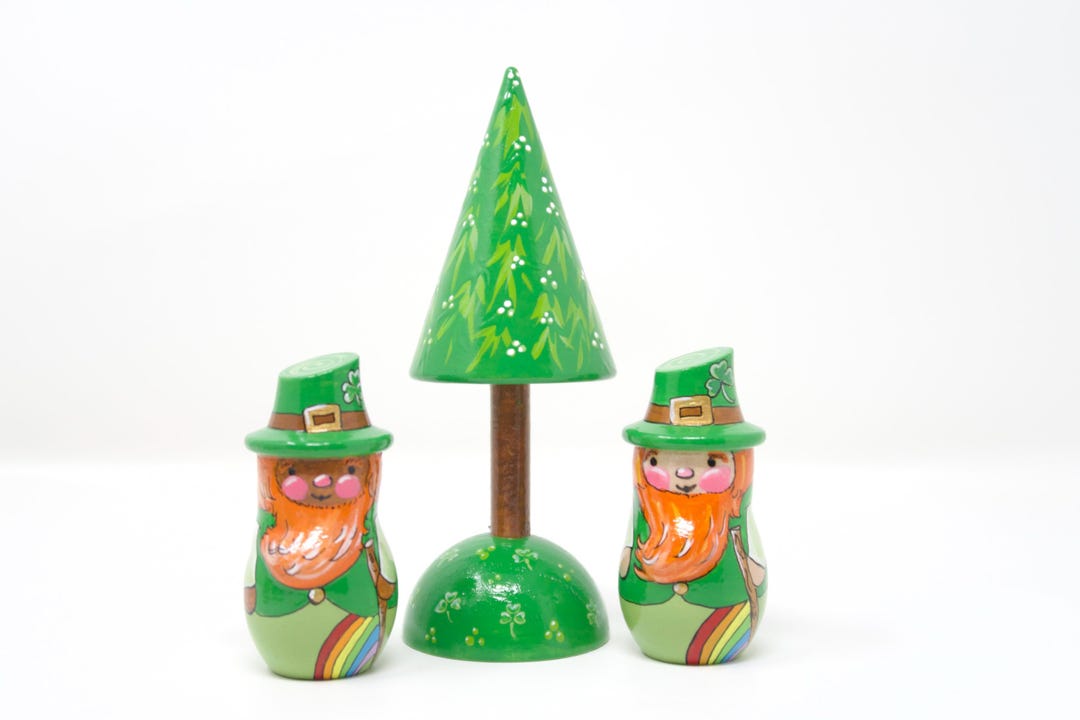 Lucky Leprechaun! Hand-painted Leprechaun, St Patrick's Day Friend ...