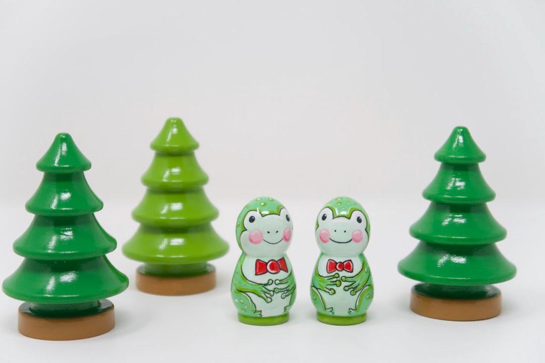 Francis Frog, Wooden Frog Toy, Froggy Toy, Froggy Peg Doll, Handmade ...