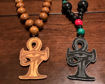 Wood Ankh Pendant - Etsy