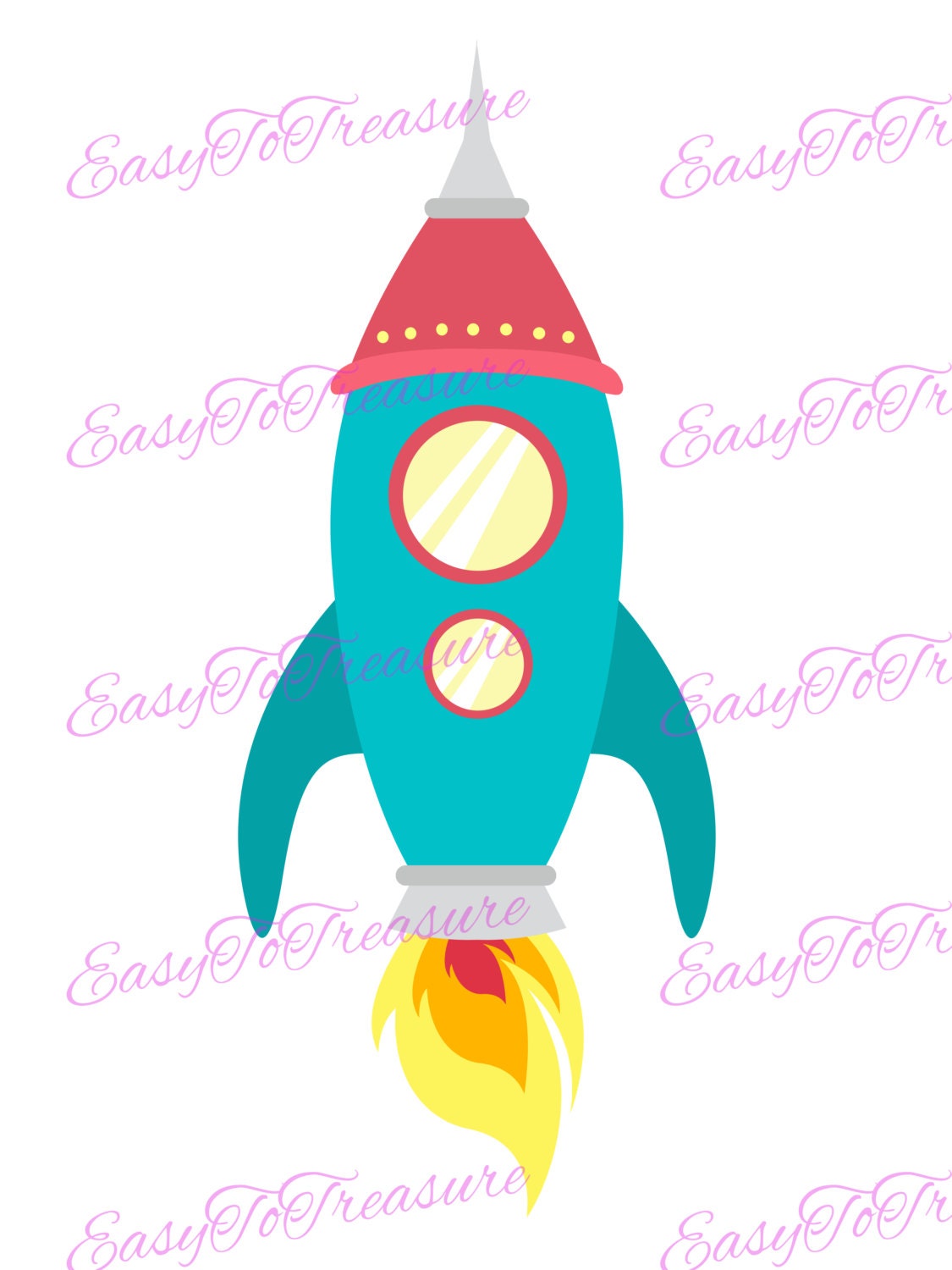 Digital Download Clipart Variety of 11 Astronauts and Outer Space Clip ...