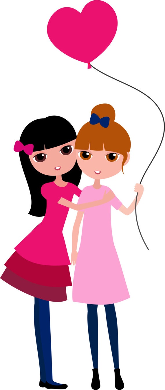 Valentine Friend Clip Art The Growth Of Love Friendship Valentine's