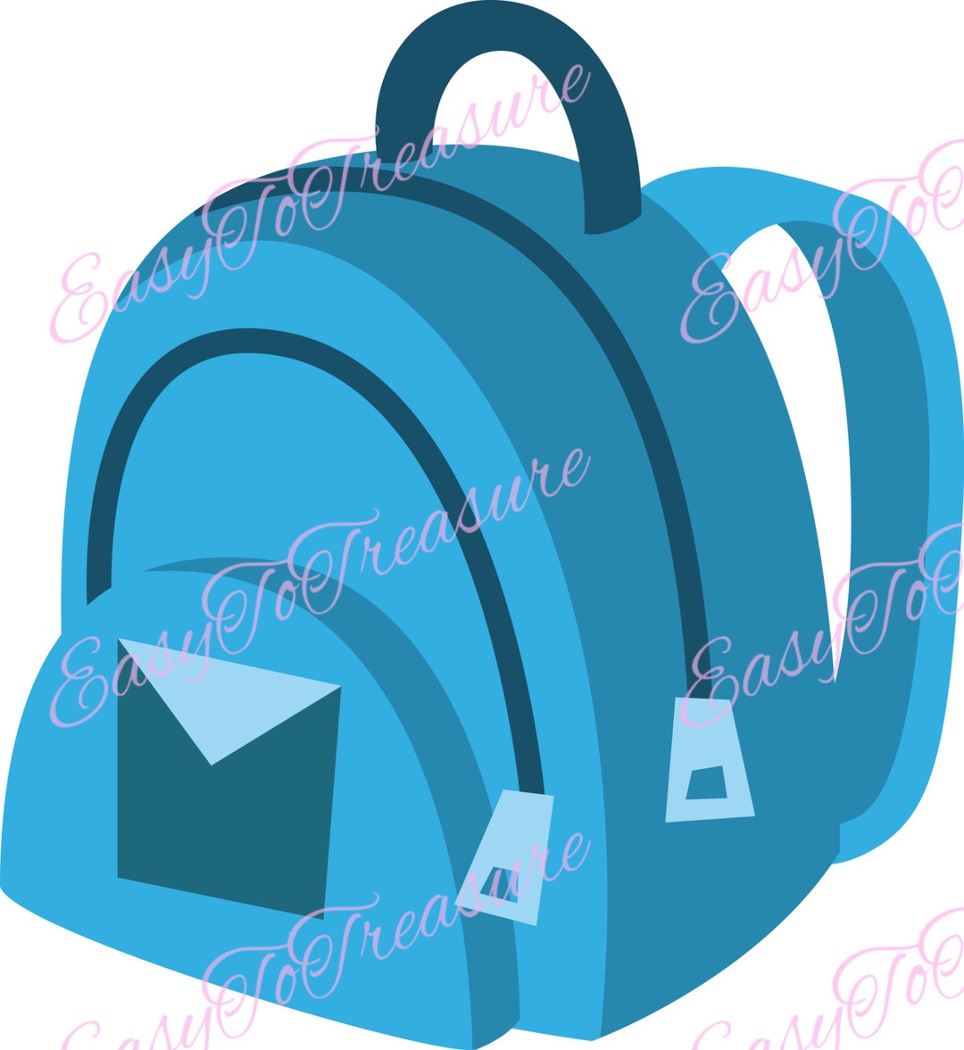 Digital Download Clipart – Backpack, Bookbag, Back to School JPEG and ...