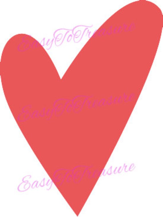 Digital Download Clipart Full Heart JPEG and PNG Files | Etsy