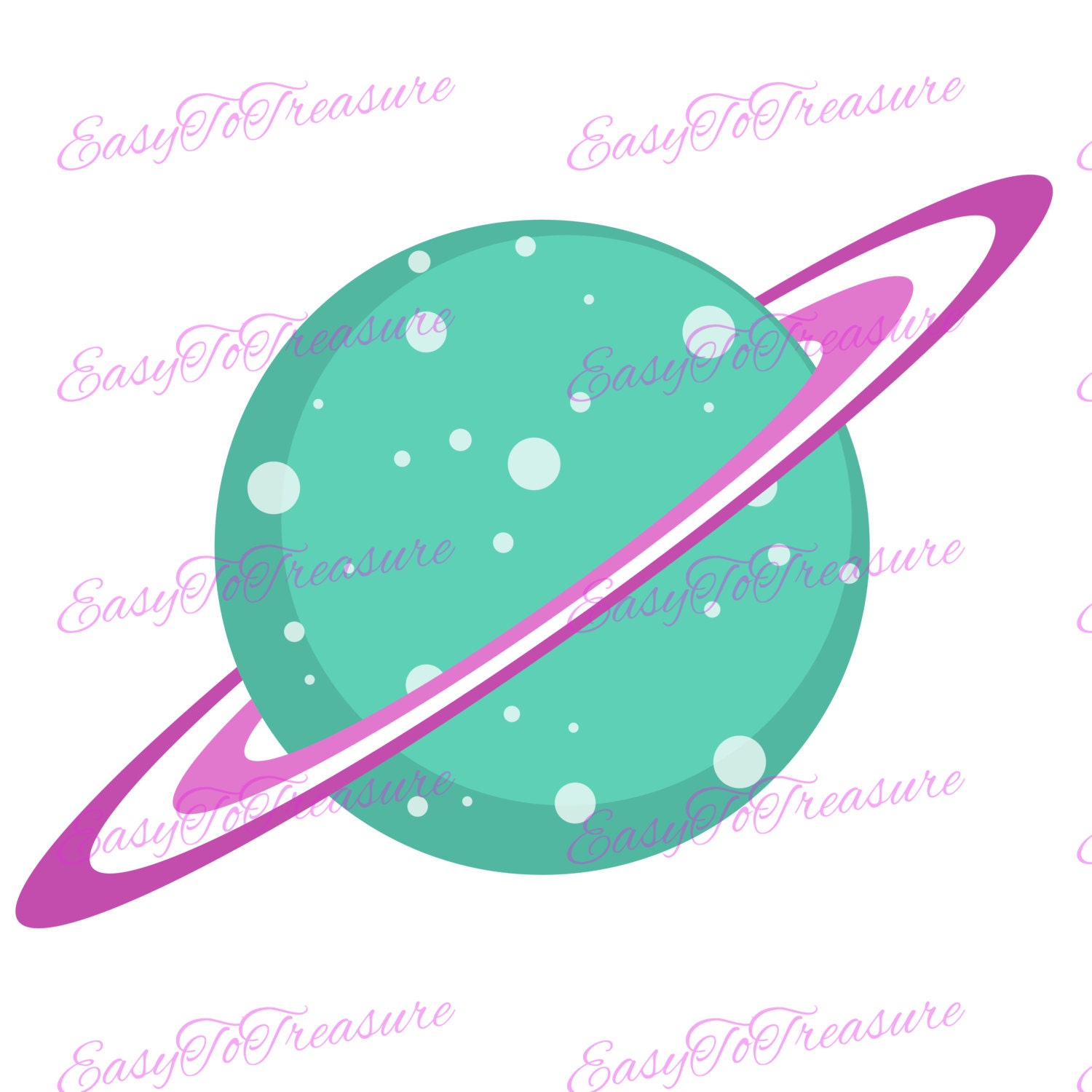 Imágenes Prediseñadas Del Planeta Saturno