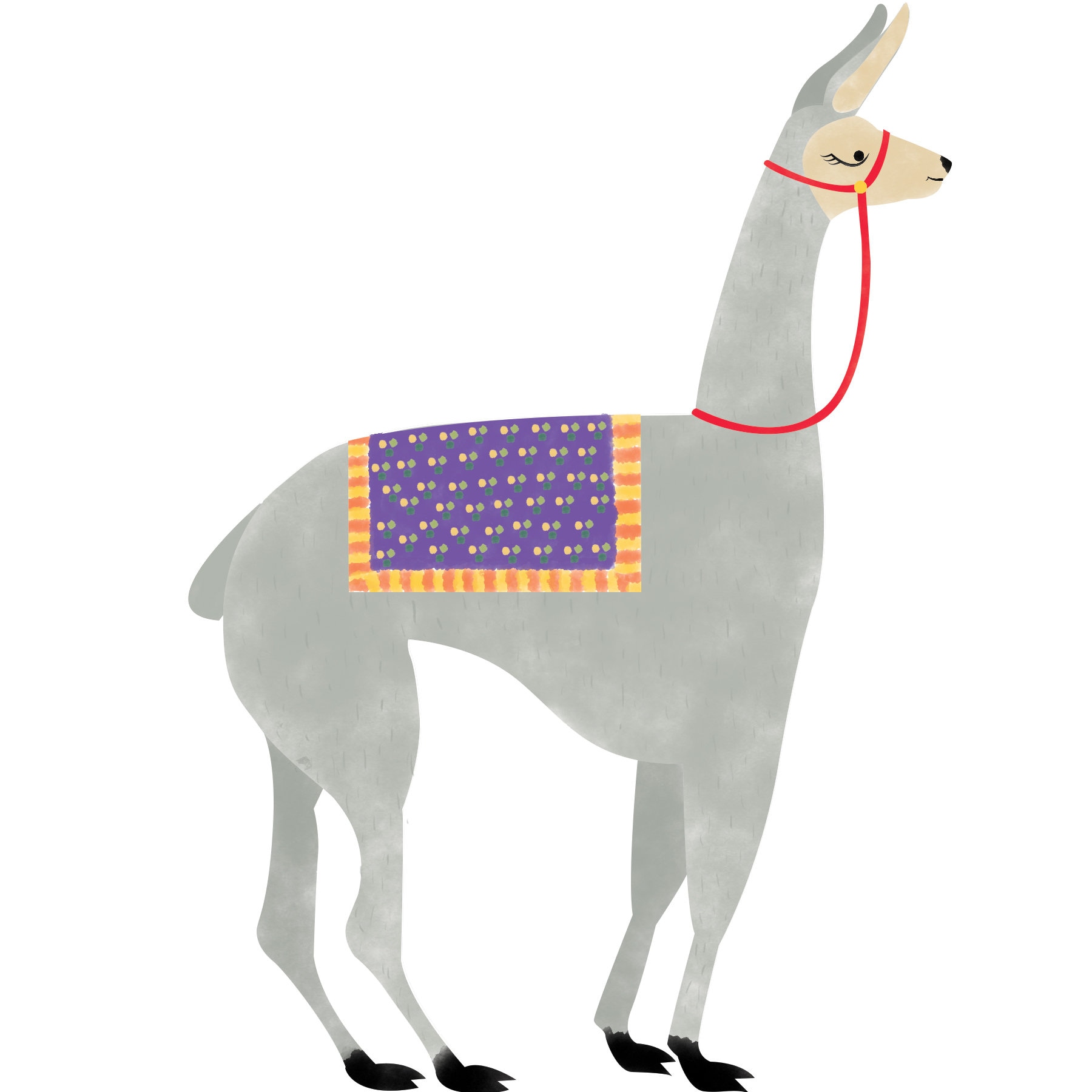 Cute llama clipart alpaca clip art cactus clip art | Etsy