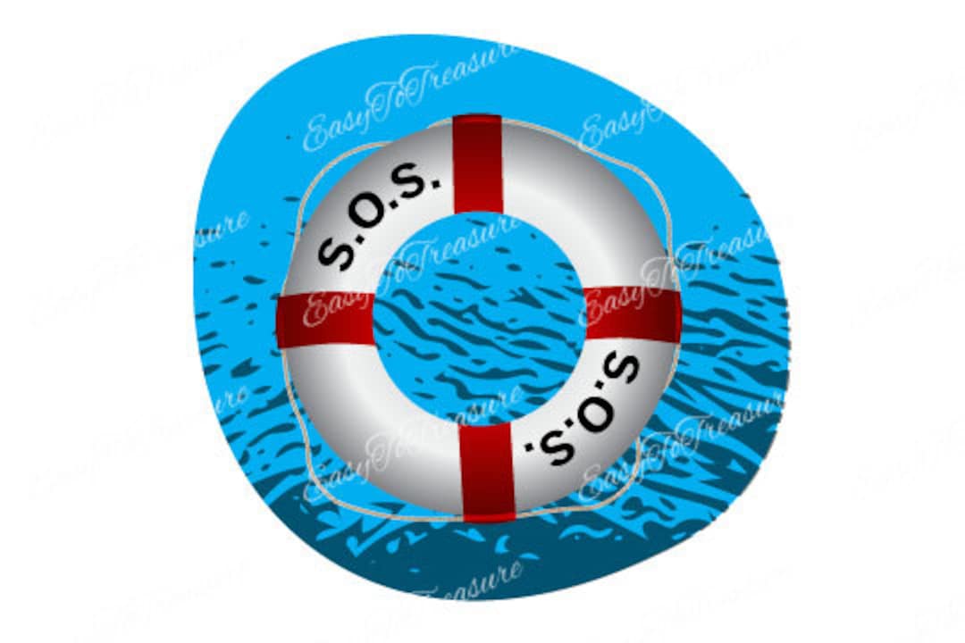 Digital Download Clipart - Maritime SOS Lifebelt JPEG and PNG Files - Etsy