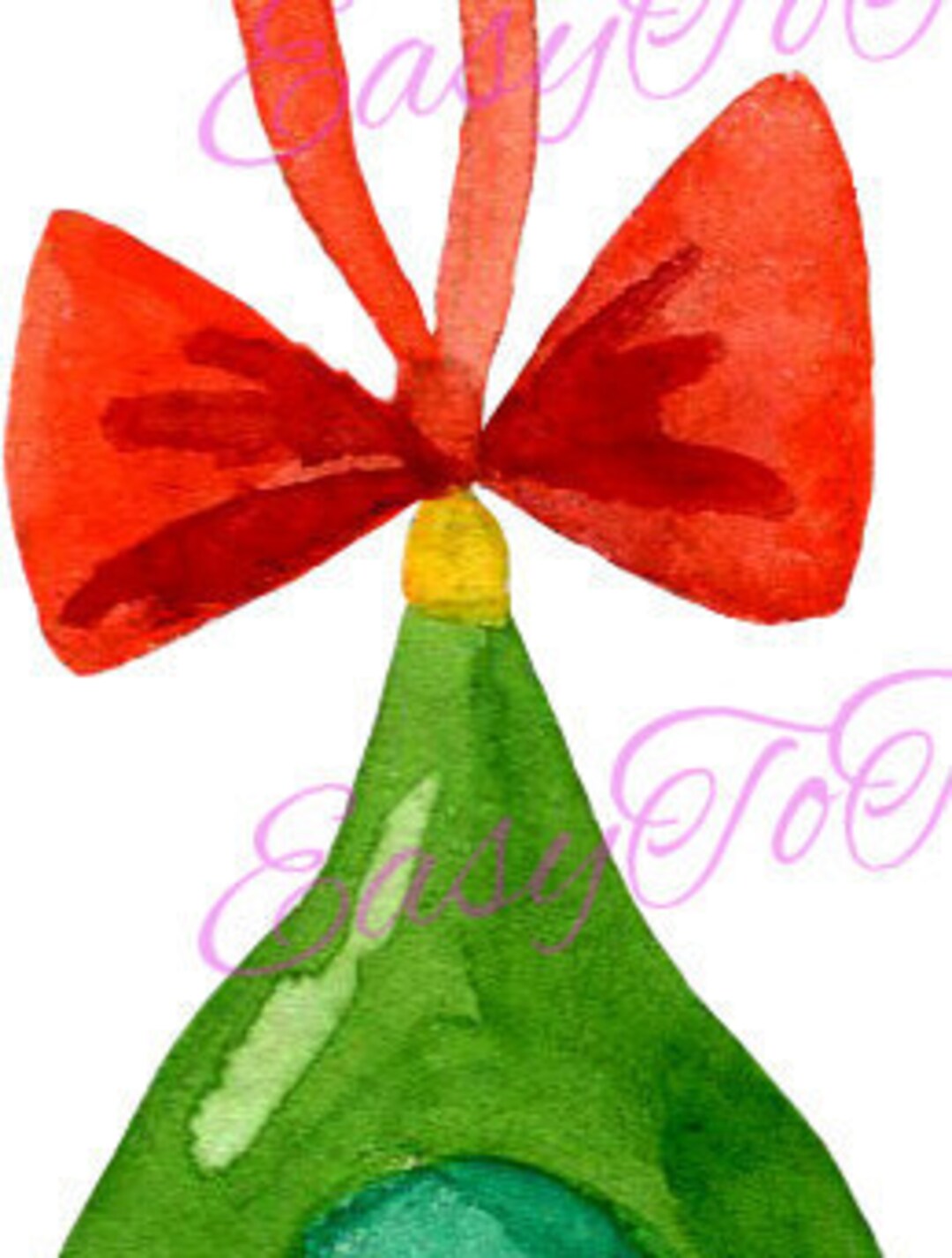 Digital Download Clipart – Green Christmas Ornament JPEG and PNG Files ...