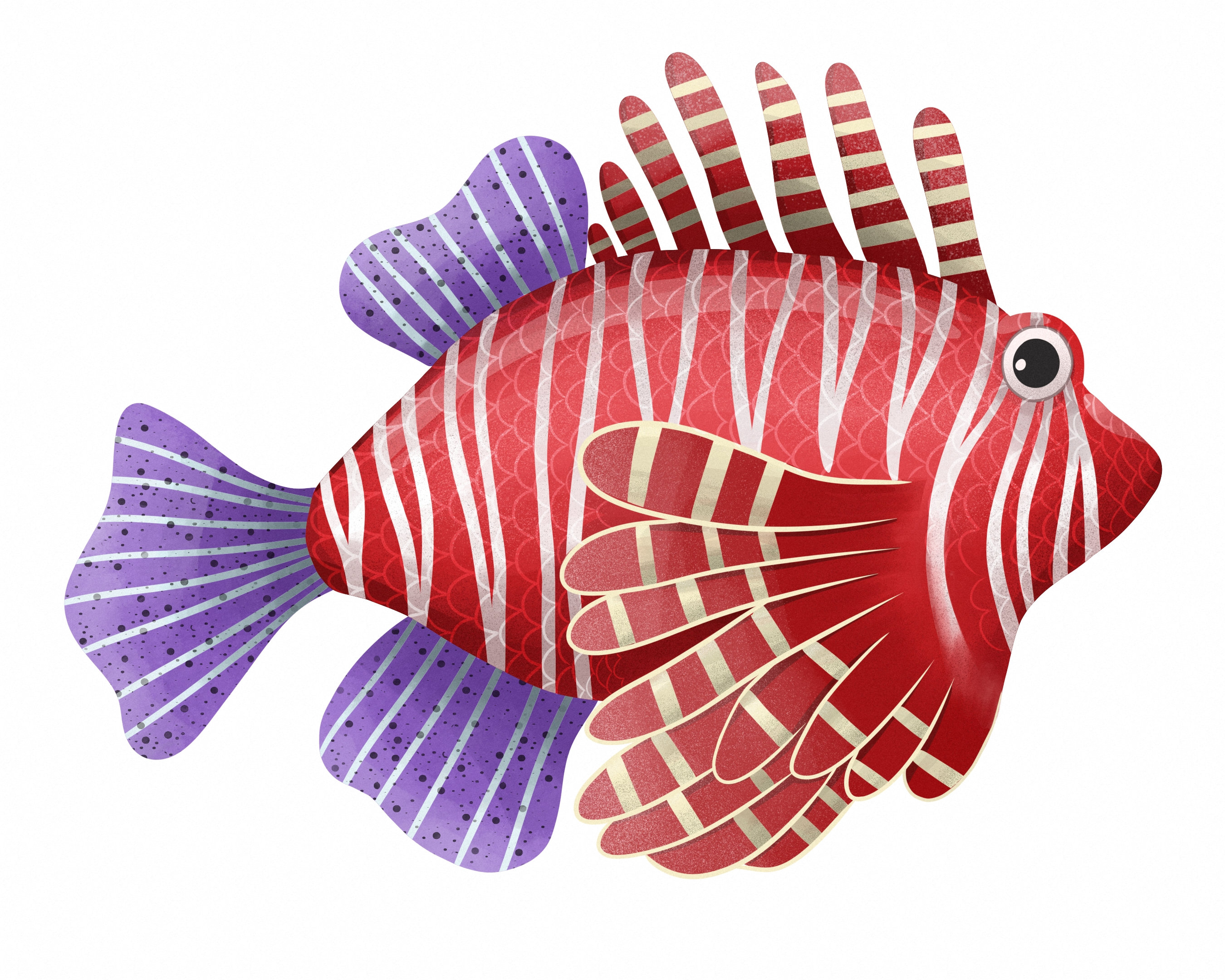 Digital Download Clipart – Variety of Beautiful Tropical Fish Ready for ...