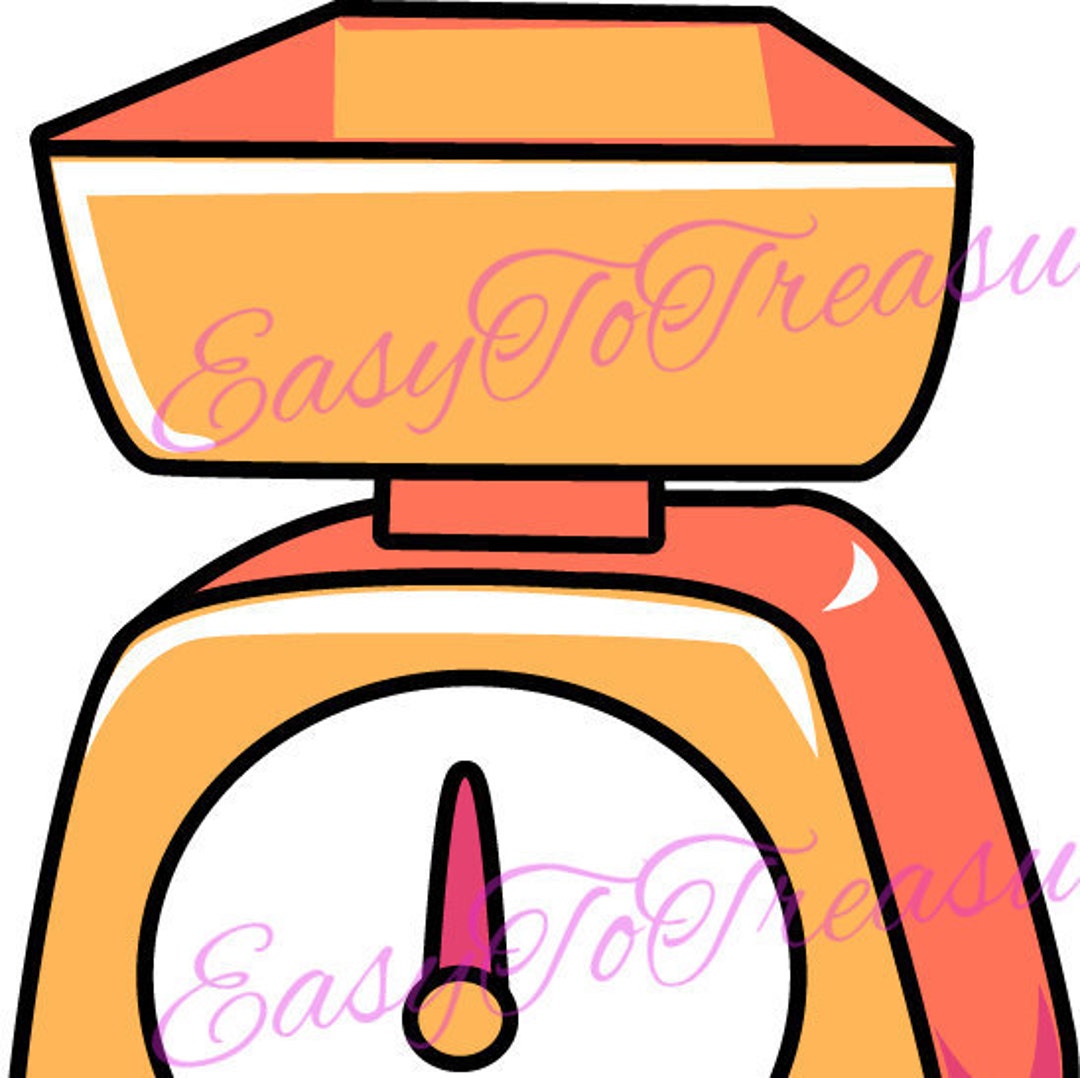 Digital Download Clipart – Baking Cooking Scale JPEG and PNG Files - Etsy
