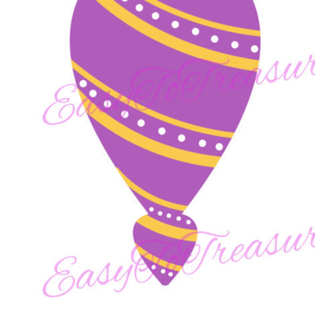 Digital Download Clipart - Purple Christmas Ornament Ball Clipart JPEG ...