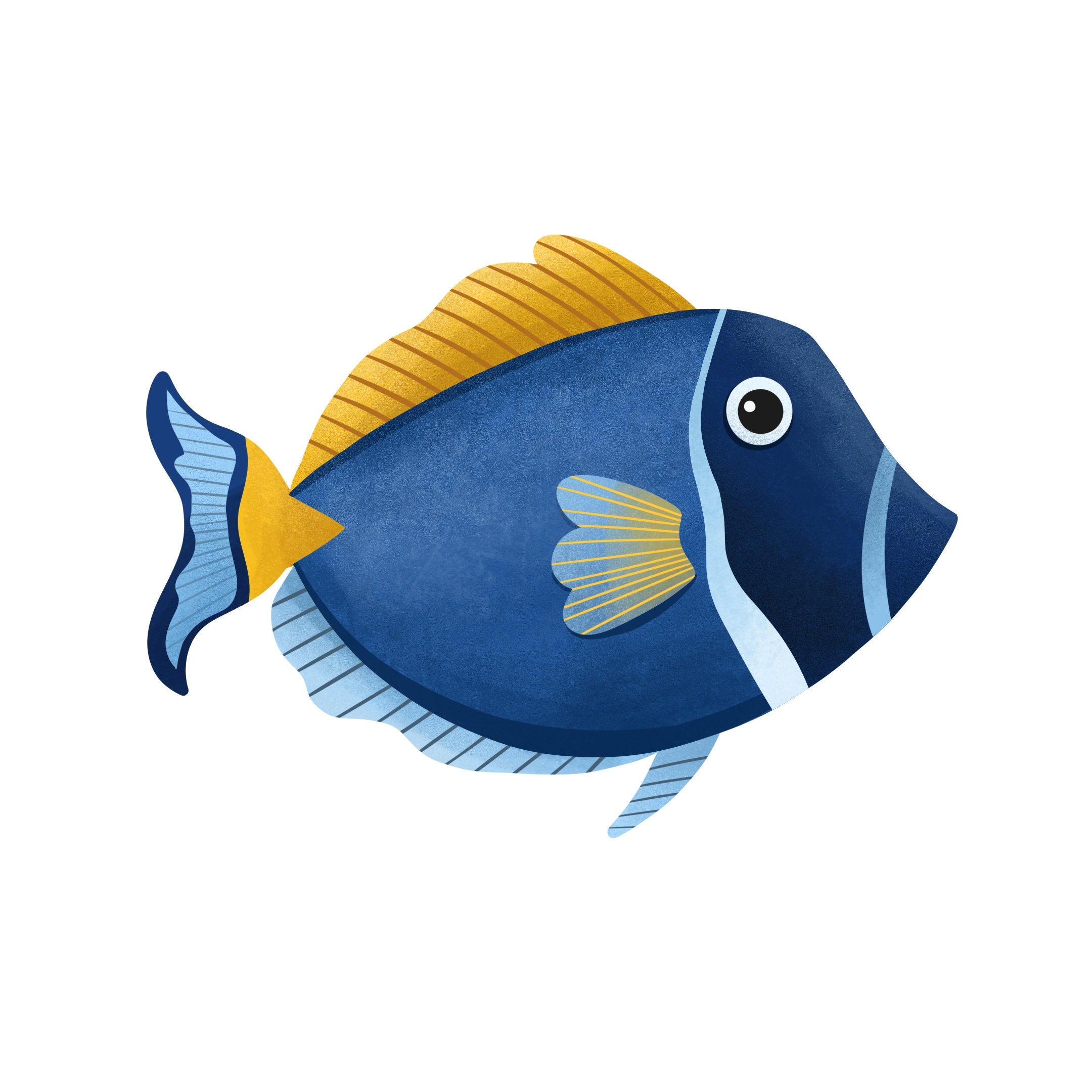 Digital Download Clipart – Variety of Beautiful Tropical Fish Ready for ...