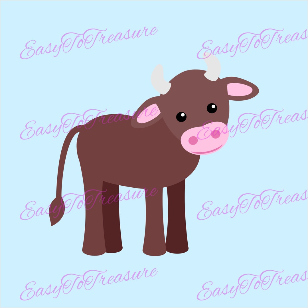 Digital Download Clipart – Nativity Cow JPG and PNG Files - Etsy