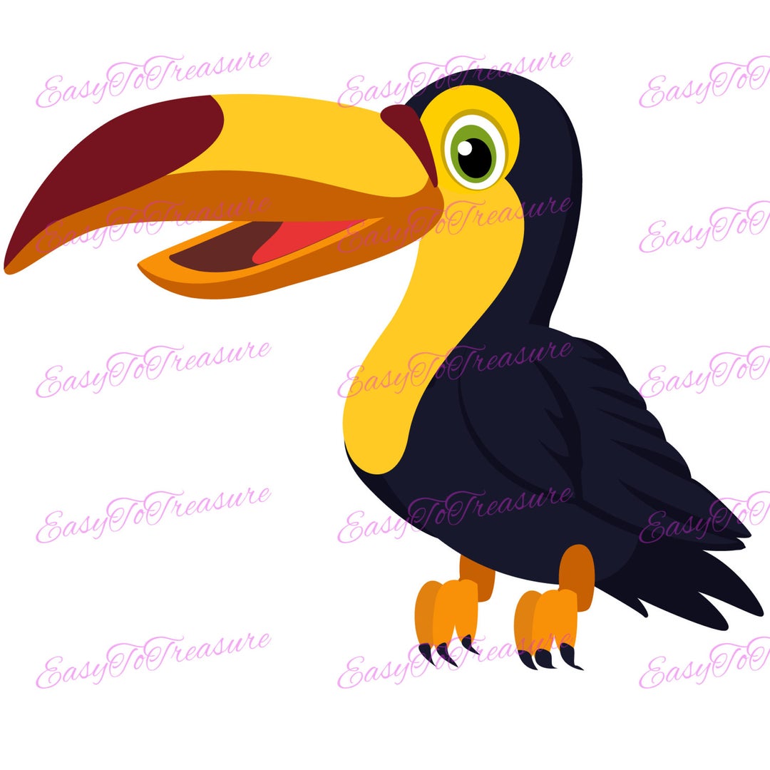 Digital Download Clipart – Toucan Jungle Animal JPEG and PNG Files - Etsy