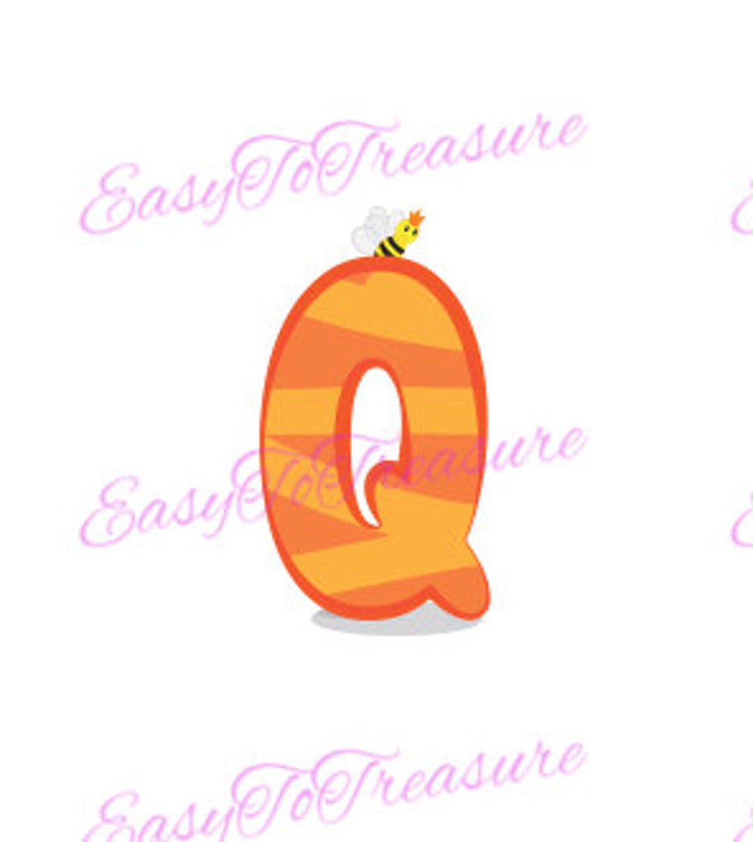 Digital Download Clipart – Alphabet Animal Insect Queen Bee JPEG and ...