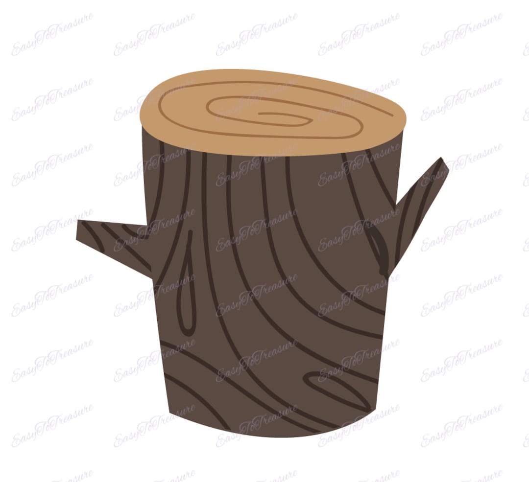 Digital Download Clipart - Tree Trunk JPEG and PNG Files - Etsy