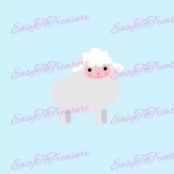Digital Download Clipart Nativity Sheep JPG and PNG Files | Etsy