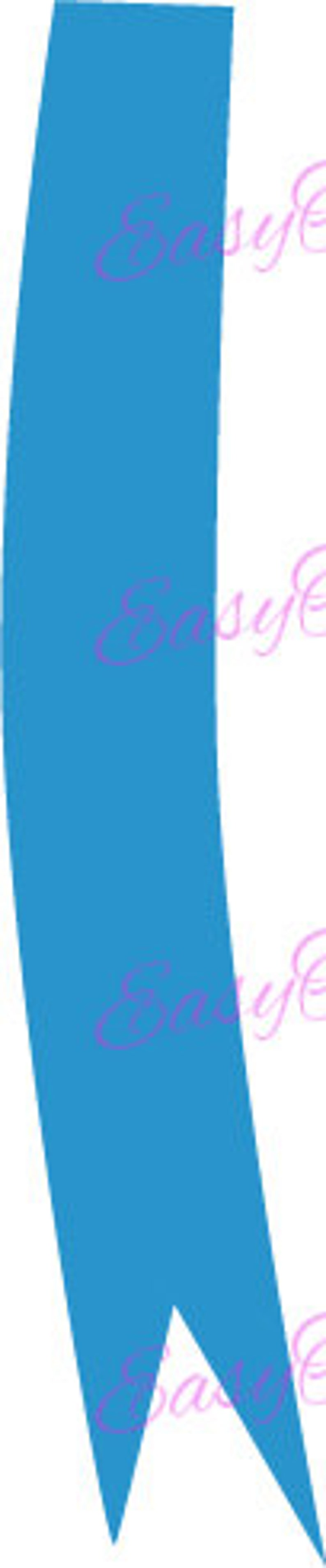 Digital Download Clipart Blue Ribbon JPEG and PNG Files - Etsy