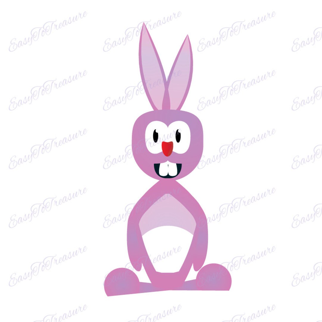 Digital Download Clipart – Purple Circus Rabbit JPEG and PNG Files - Etsy