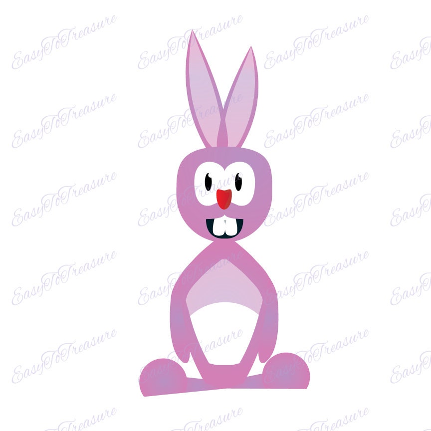 Digital Download Clipart – Purple Circus Rabbit JPEG and PNG Files - Etsy