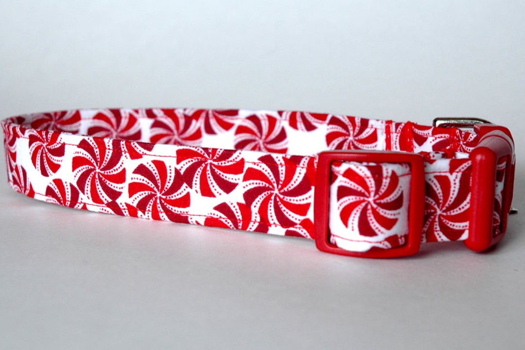 Handmade Christmas Candy Design Dog Collar new - Etsy