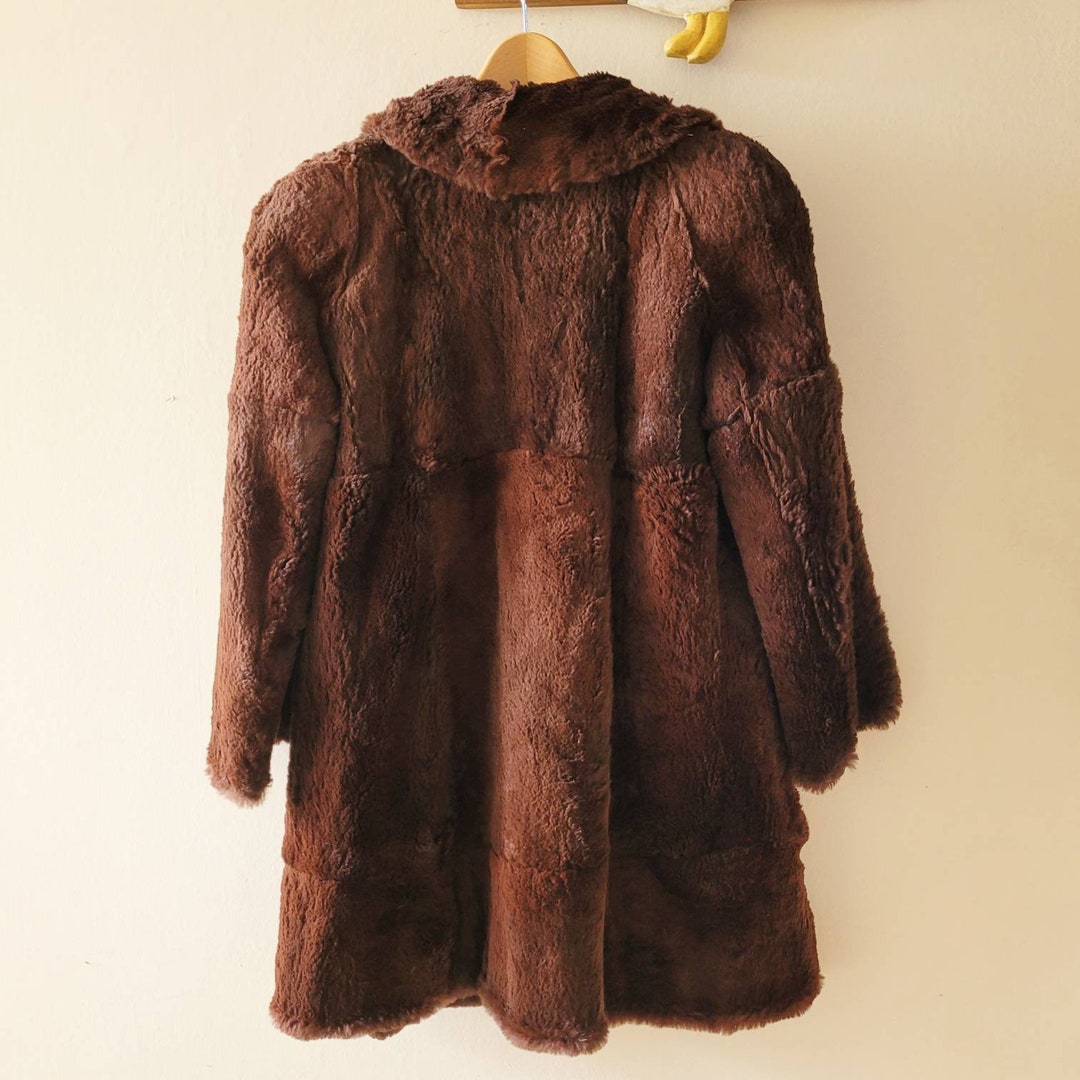 Vintage Antique Real Fur Coat Glam LARP Cosplay - Etsy