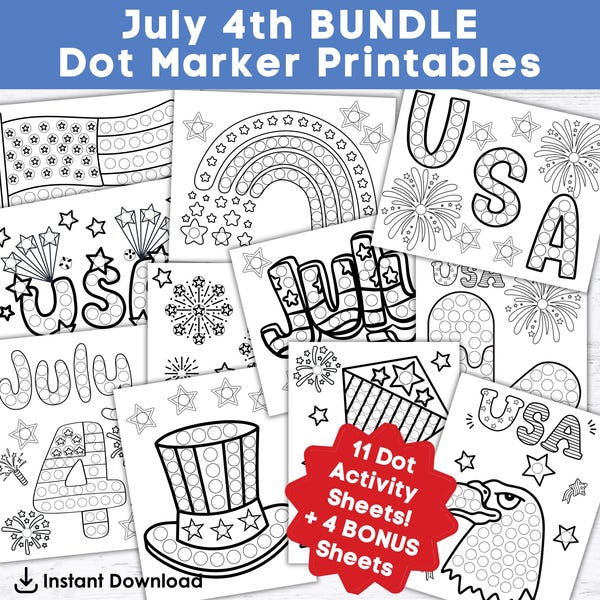 Fourth of July Printable - Etsy