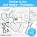 Father’s Day Dot Marker Printable Bundle | 5 Dot Marker Worksheets ...