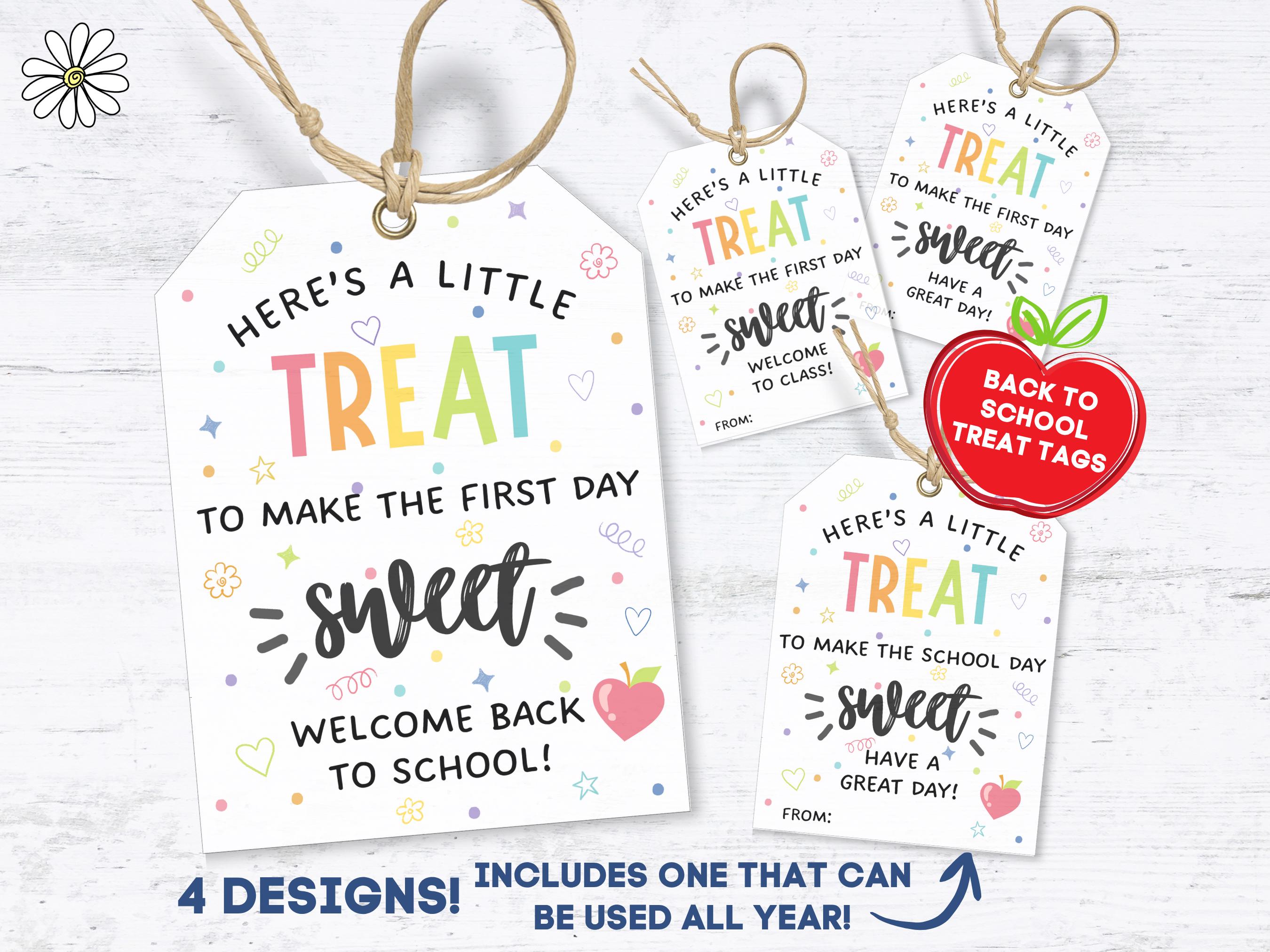 Back to School Tag Printable | A Little Treat to Make the First Day ...