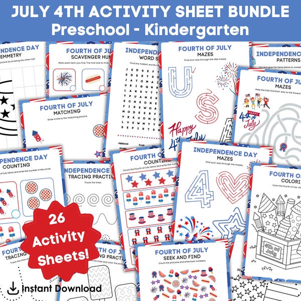 Preschool Activity Bundle - Etsy