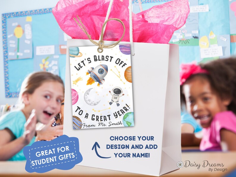 Space Back to School Gift Tags | Printable Out of This World Tags ...