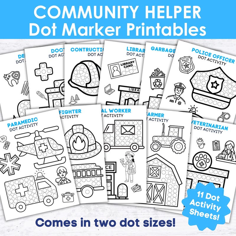 Kindergarten Dot Marker - Etsy