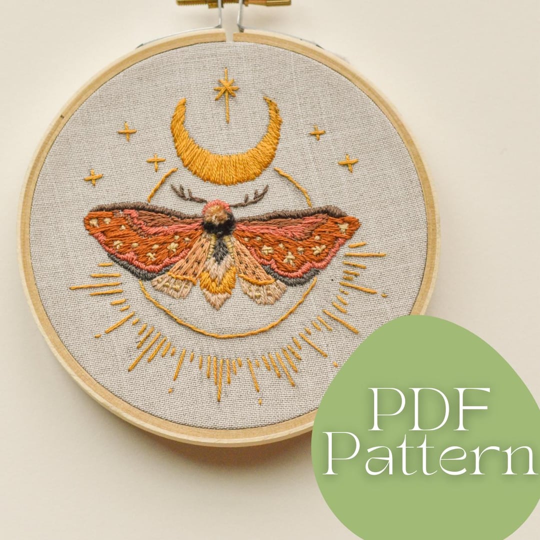 PDF Pattern of Magical Moon Moth - Instructions Only - Etsy