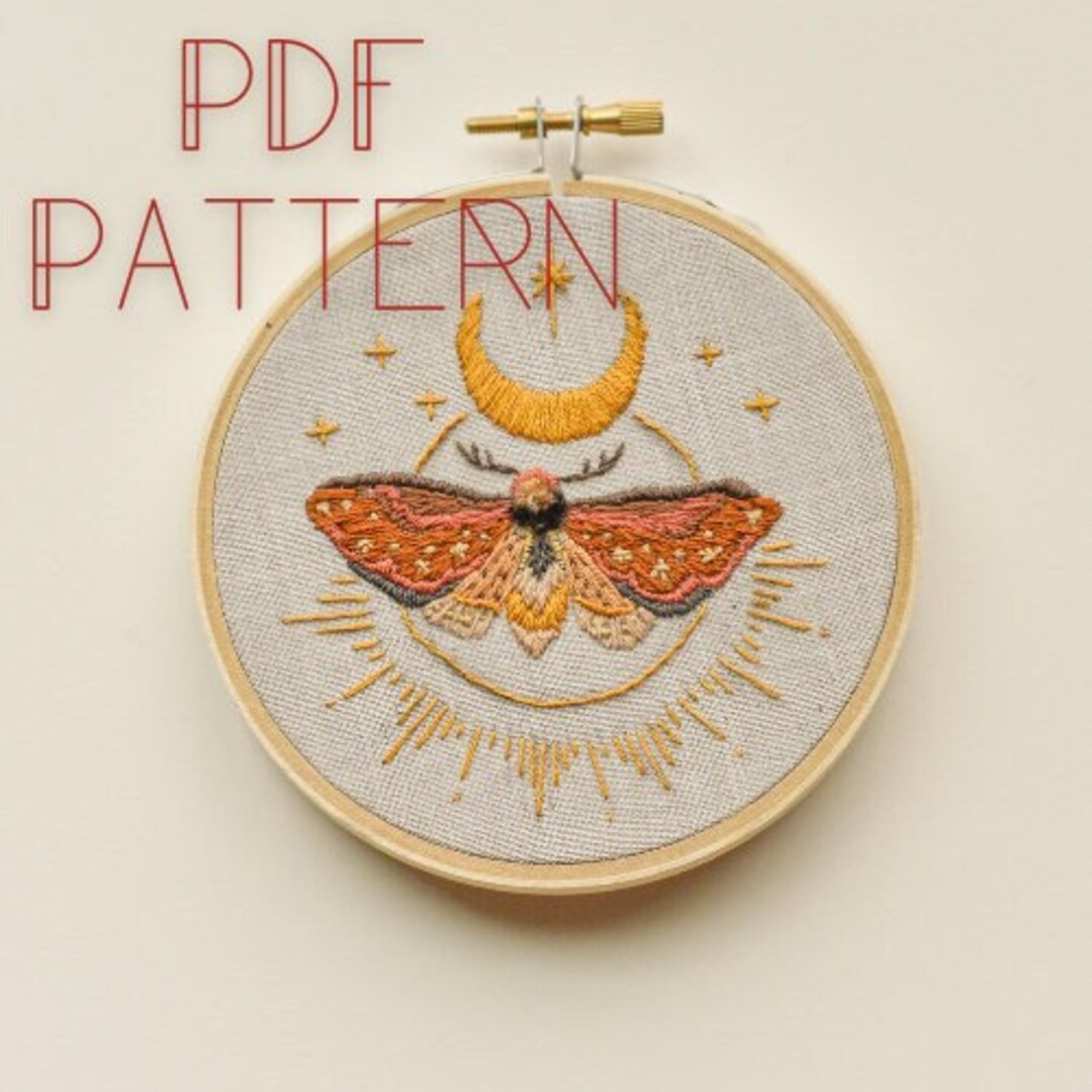 PDF Pattern of Magical Moon Moth Instructions Only - Etsy