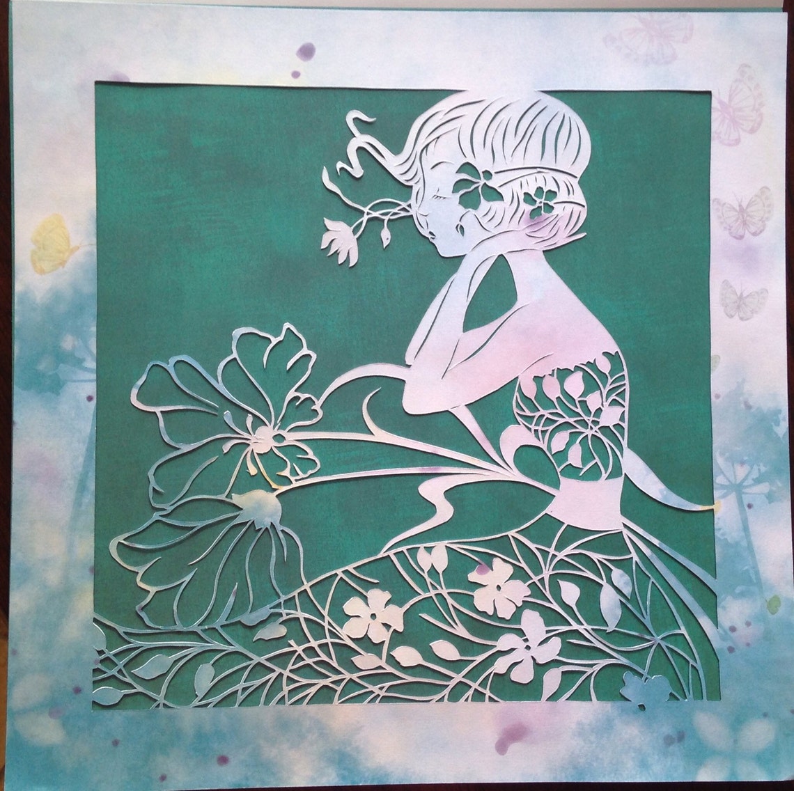 Paper Cut Lady.. - Etsy