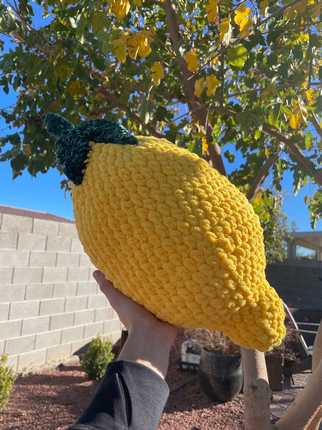 Crochet Lemon Plushie - Etsy