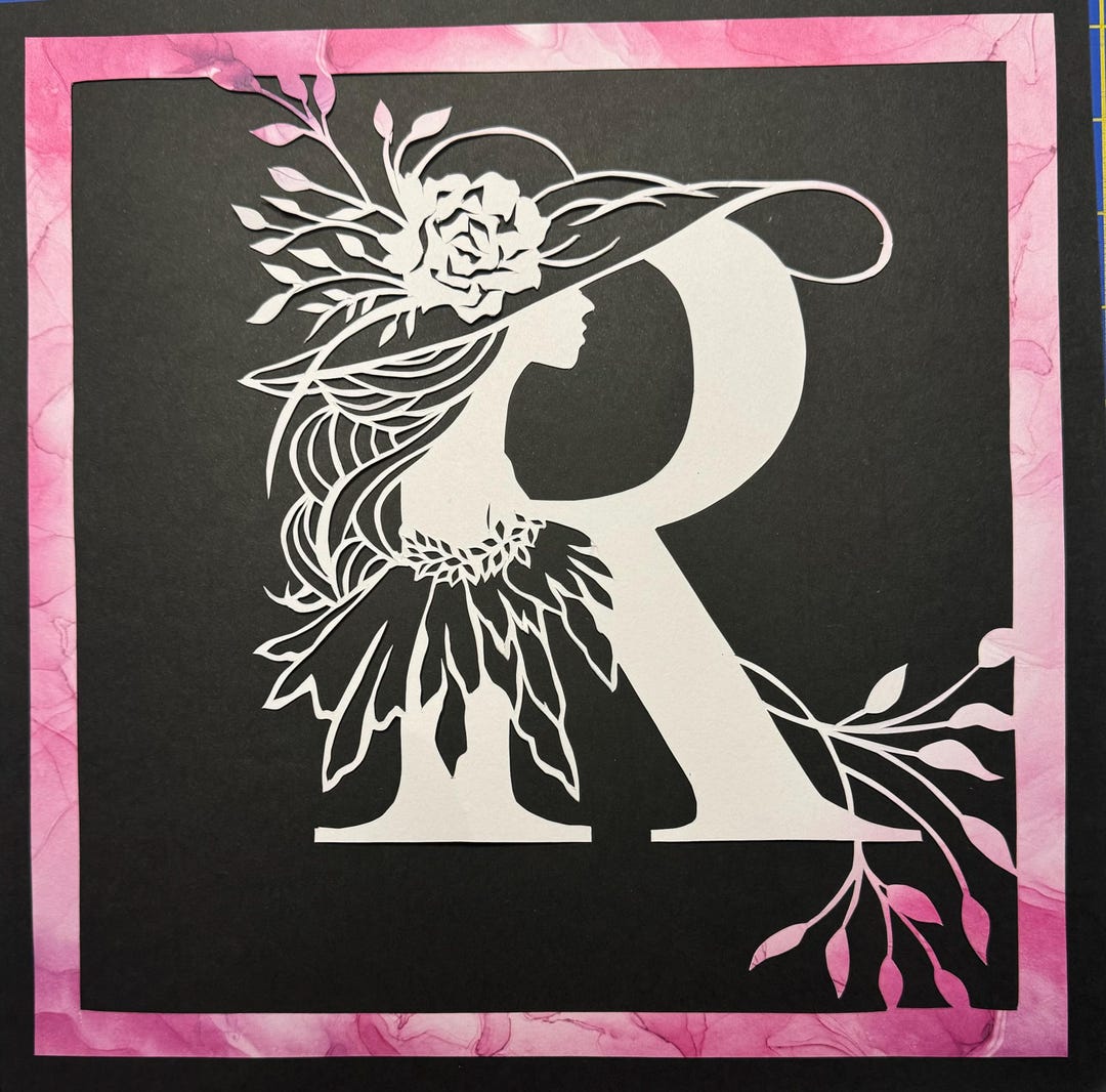 Custom Paper Cut -letter R - Etsy