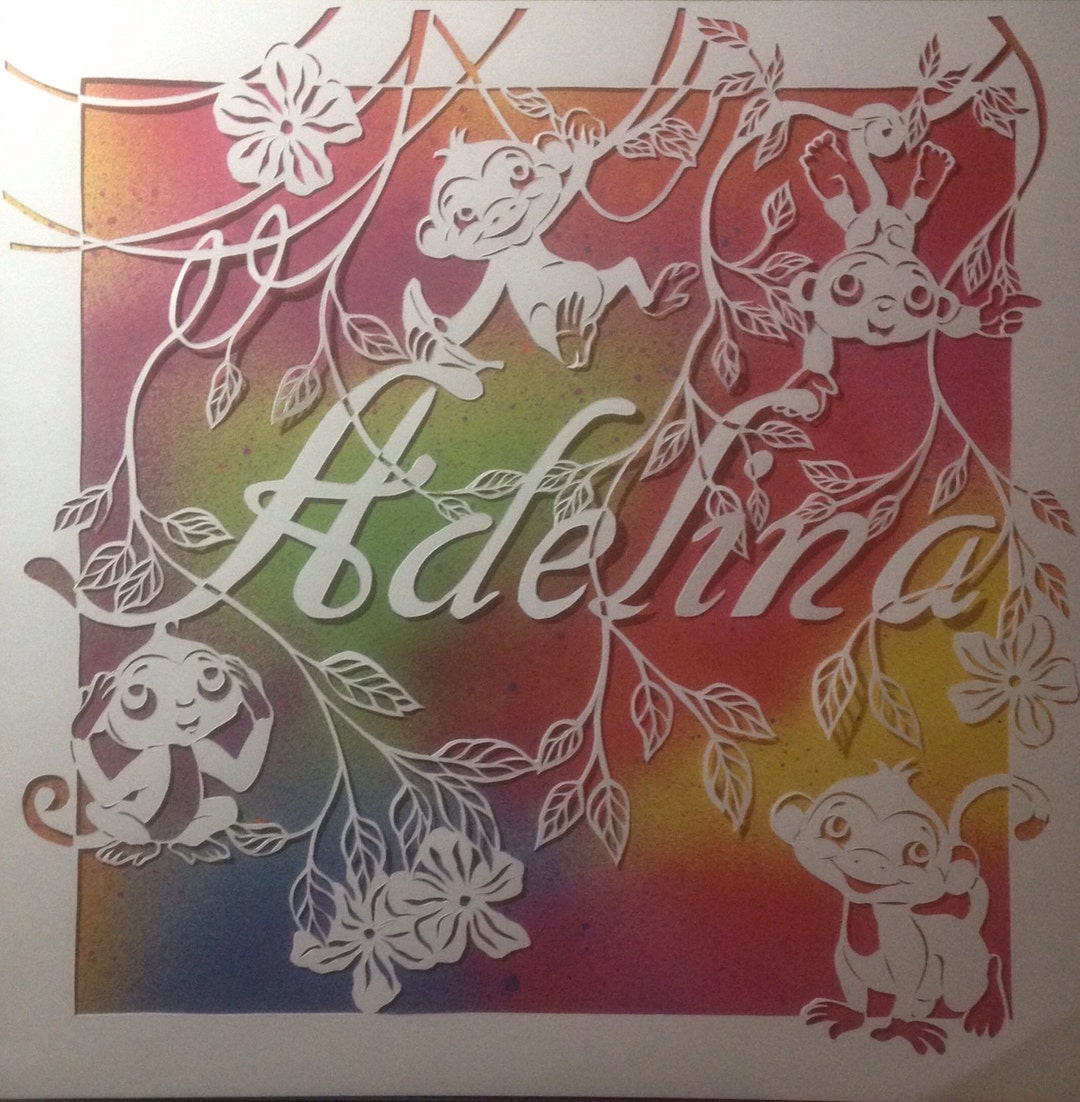 Custom Paper Cut of a Baby Name, for Nurseries.. - Etsy