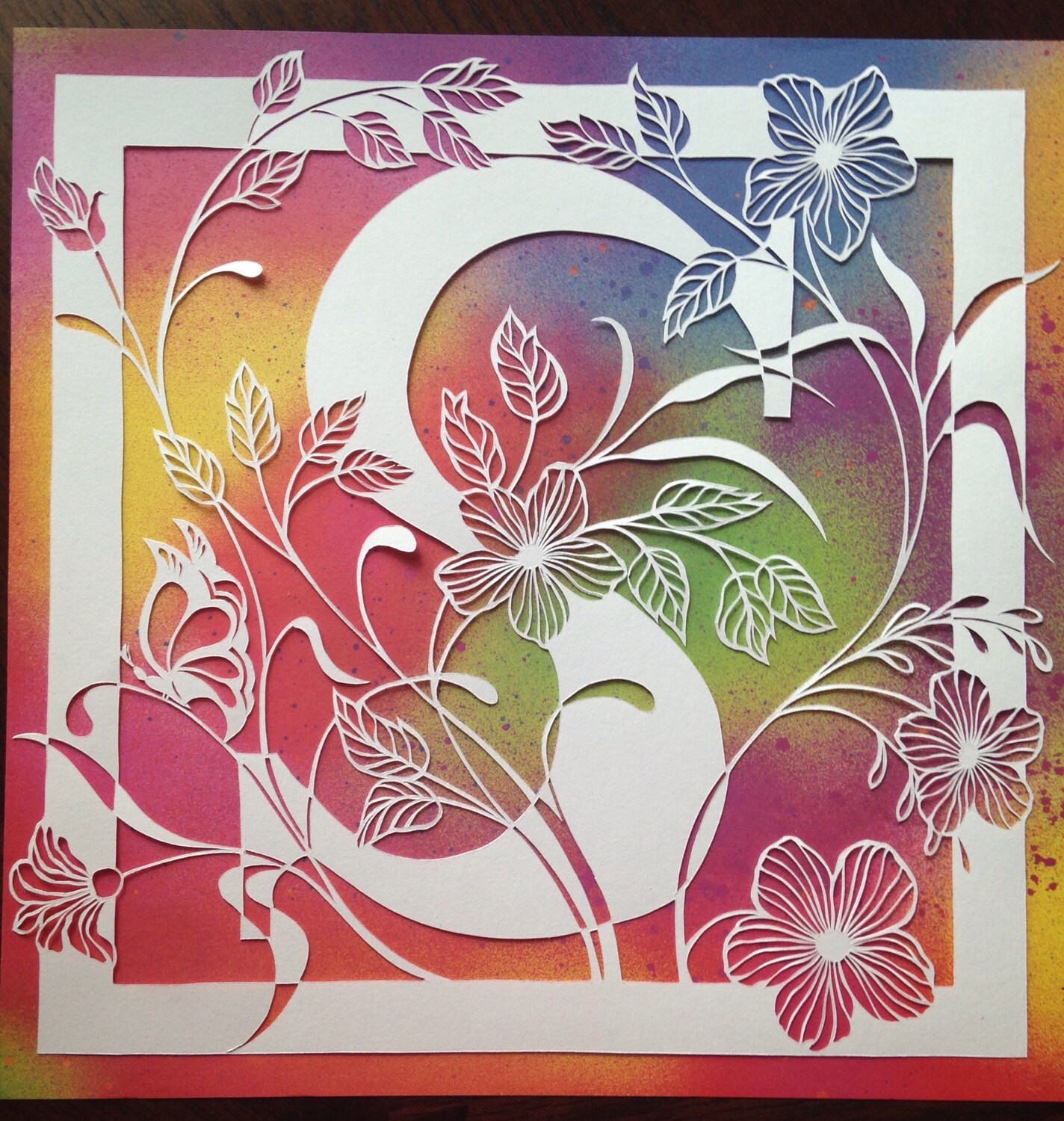 Hand Paper Cut Letter s - Etsy