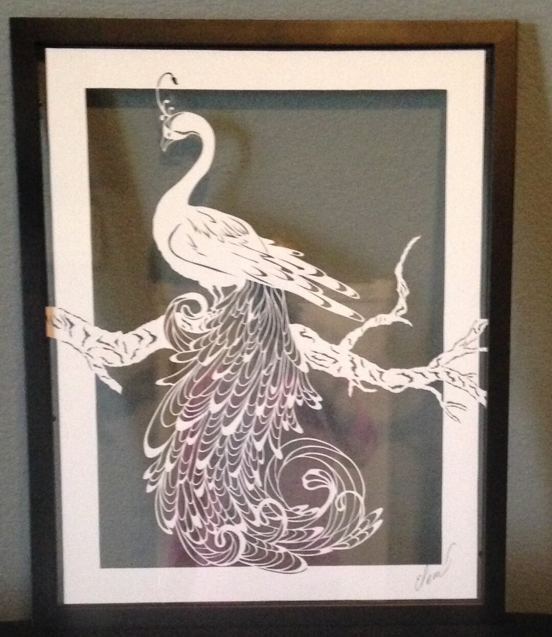 Original Paper Cut-peacock, Free Shipping for Paper Cut Only - Etsy