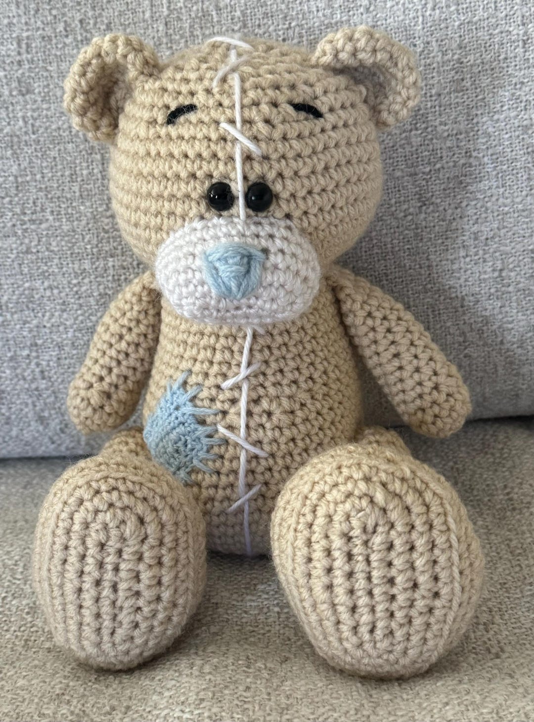 Crochet Teddy Bear -stitches - Etsy