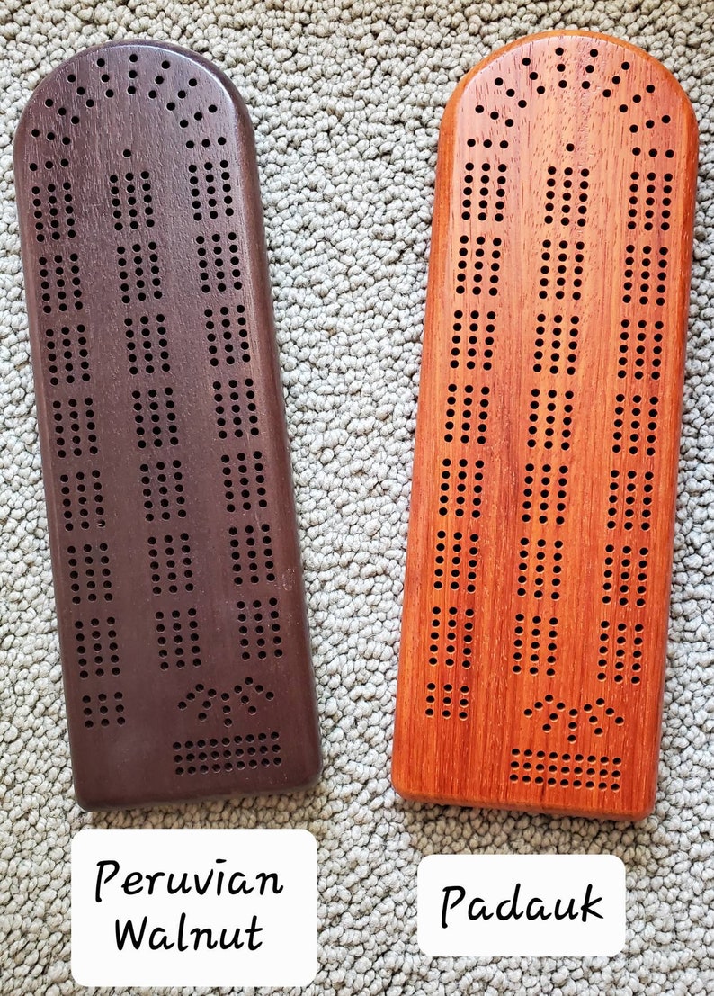 Cribbage Board With Pegs and Optional Peg Storage. - Etsy