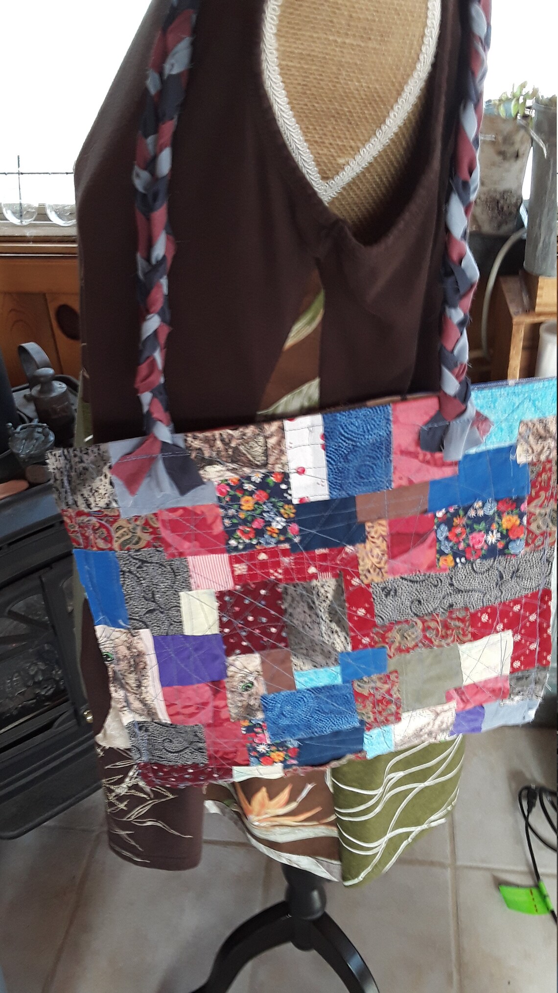 Patchwork Bag Hippy Tote Festival Purse Crazy Patchwork | Etsy