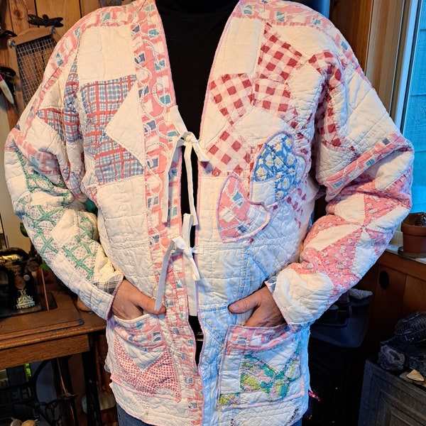 Patchwork Quilt Jacket - Etsy