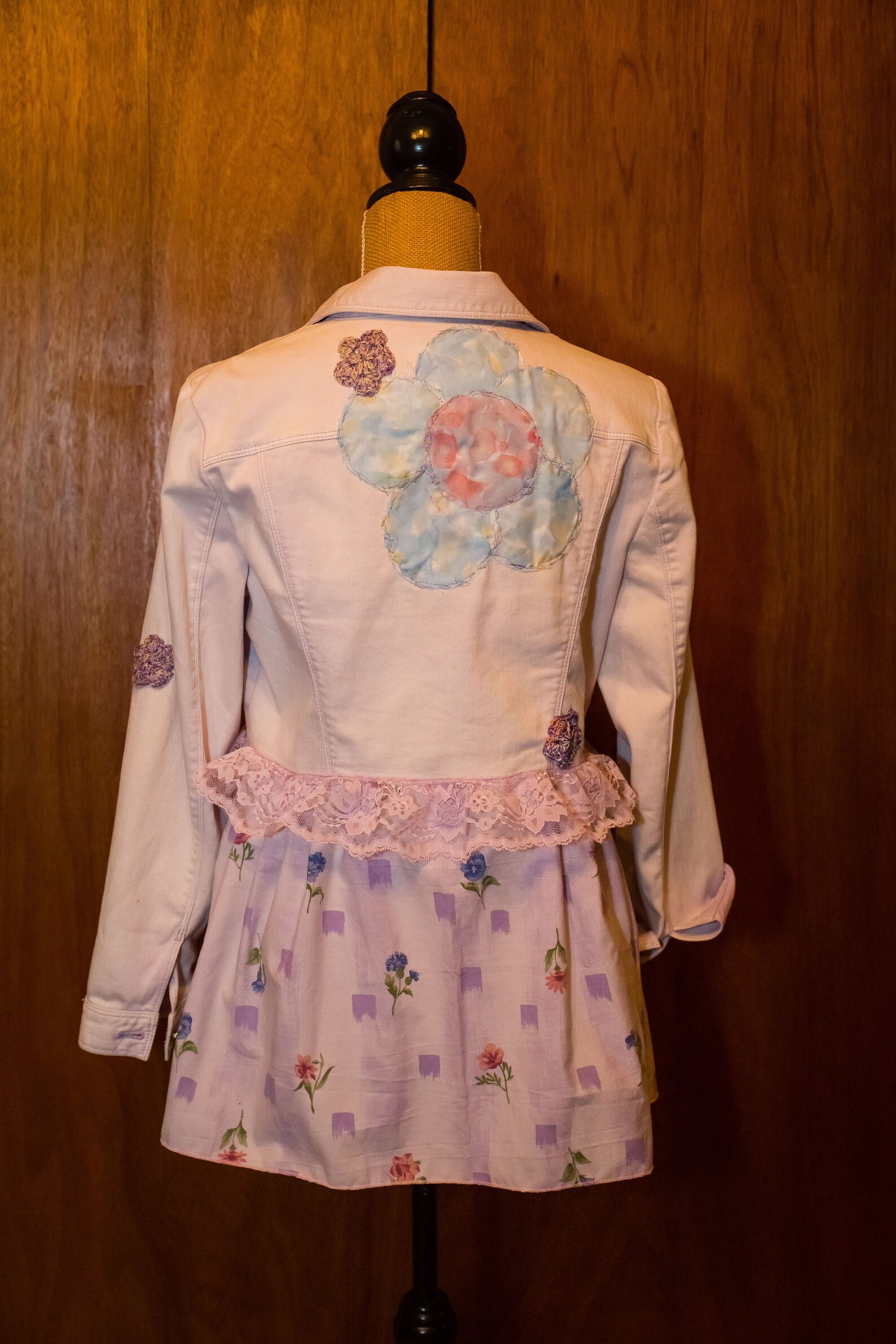 Denim Duster, Reclaimed Jacket, Romantic,boho, Gypsy Inspired, Artsy ...